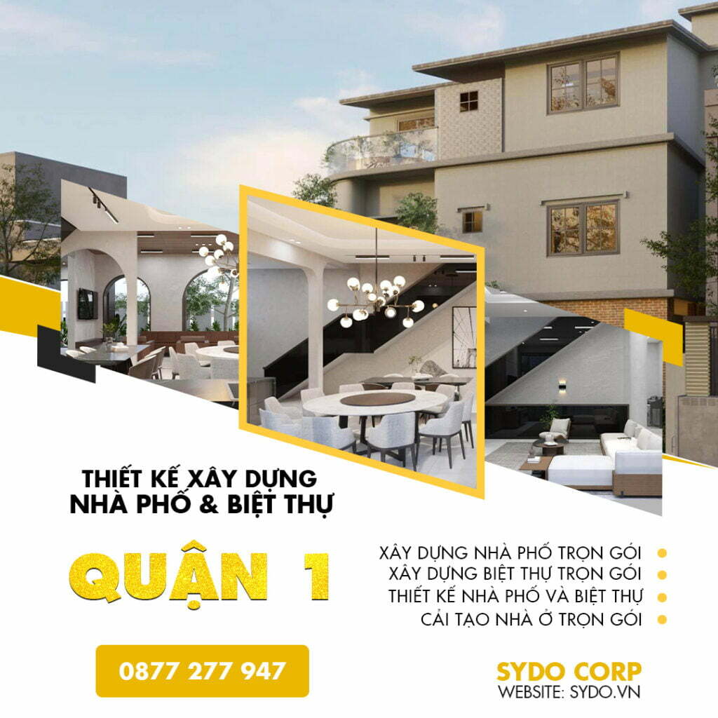 Thiết Kế Nội Thất Nhà Phố - Báo Giá Thiết Kế Nội Thất Nhà Phố - SYDO CORP