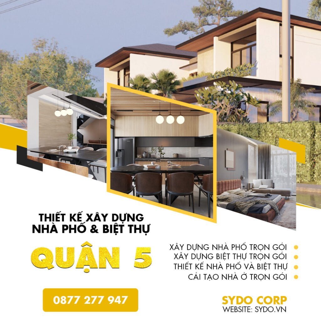 Thiết Kế Nội Thất Nhà Phố - Báo Giá Thiết Kế Nội Thất Nhà Phố - SYDO CORP