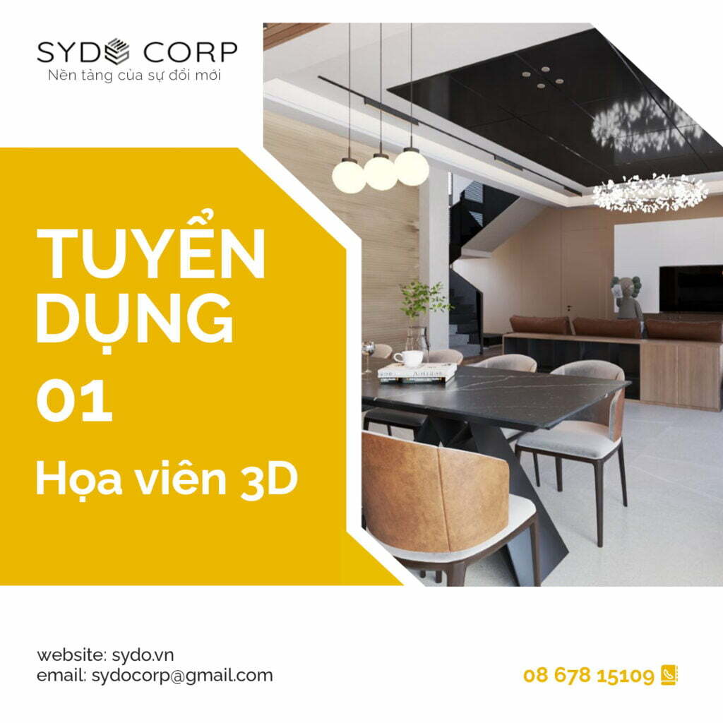 Tuyển Thực Tập Sinh Kiến Trúc - SYDO CORP